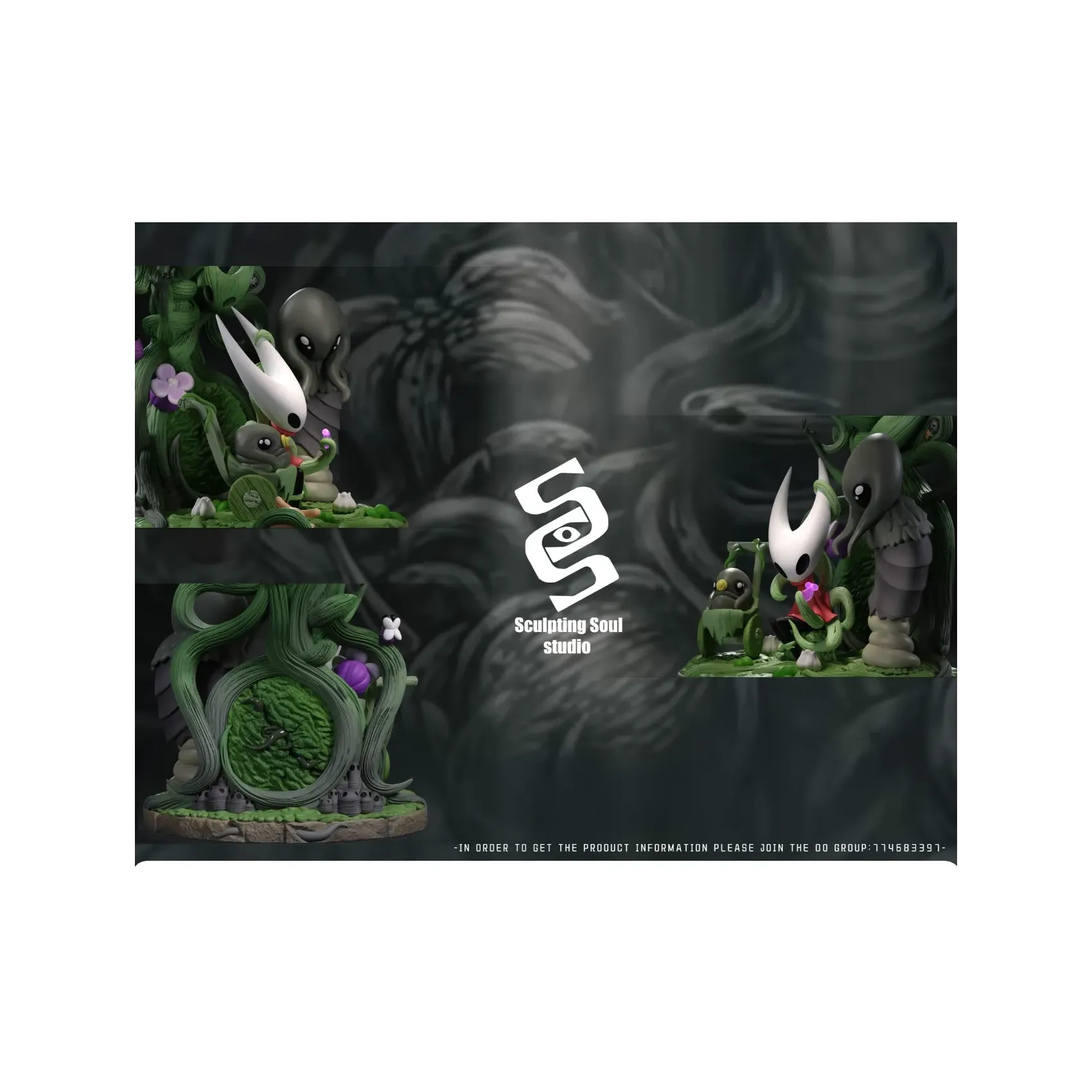 Hollow Knight Silksong Hornet & Greyroot Sculpting Soul Studio