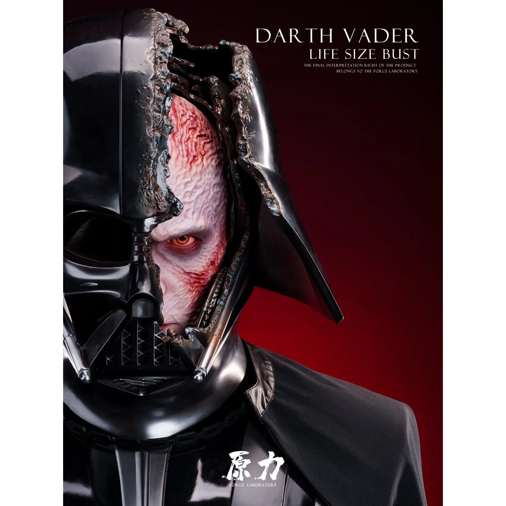 Star Wars Darth Vader Life Size Bust Force Laboratory