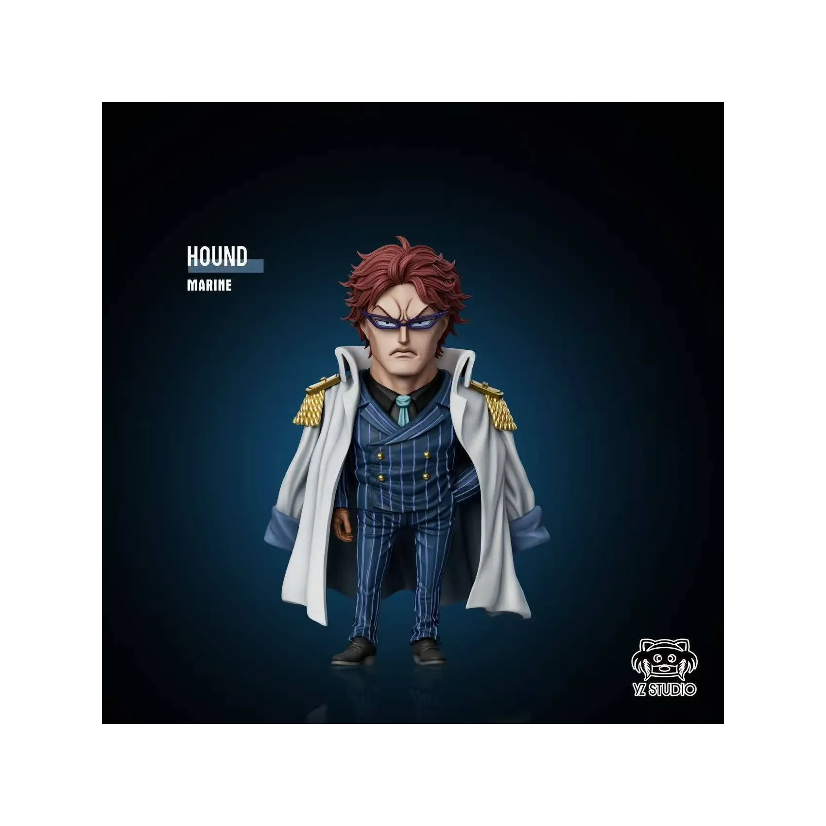 One Piece Egg Head Arc 28 X Navy 45 Vice Admiral Hound WCF YZ Studio