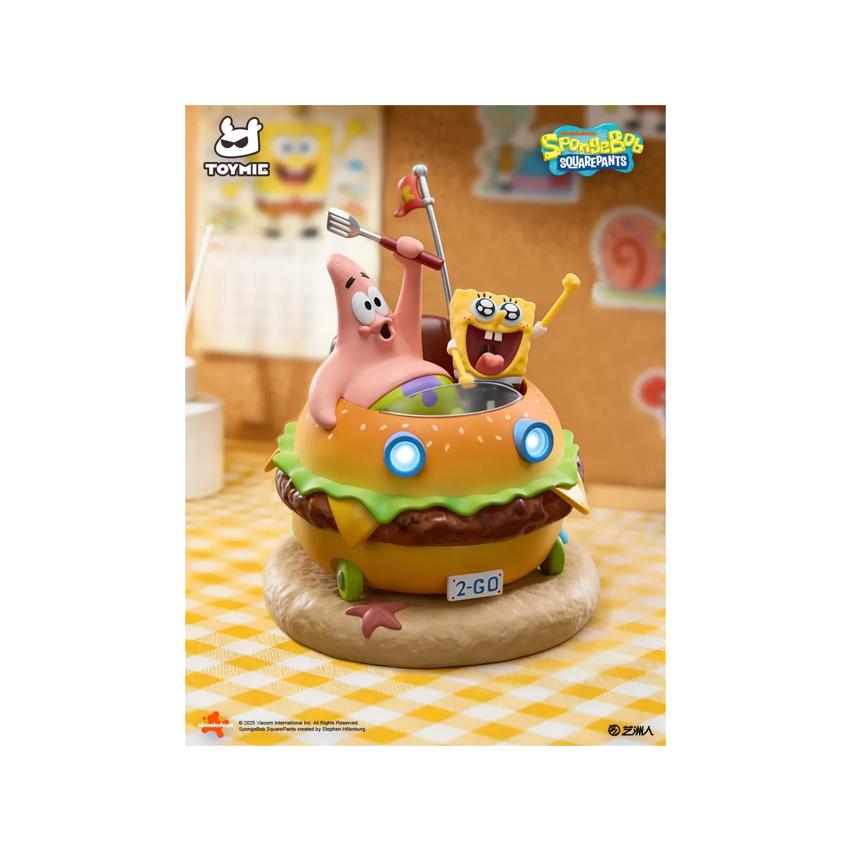 SpongeBob SquarePants Krabby patty Magnetic car Toymie Studio